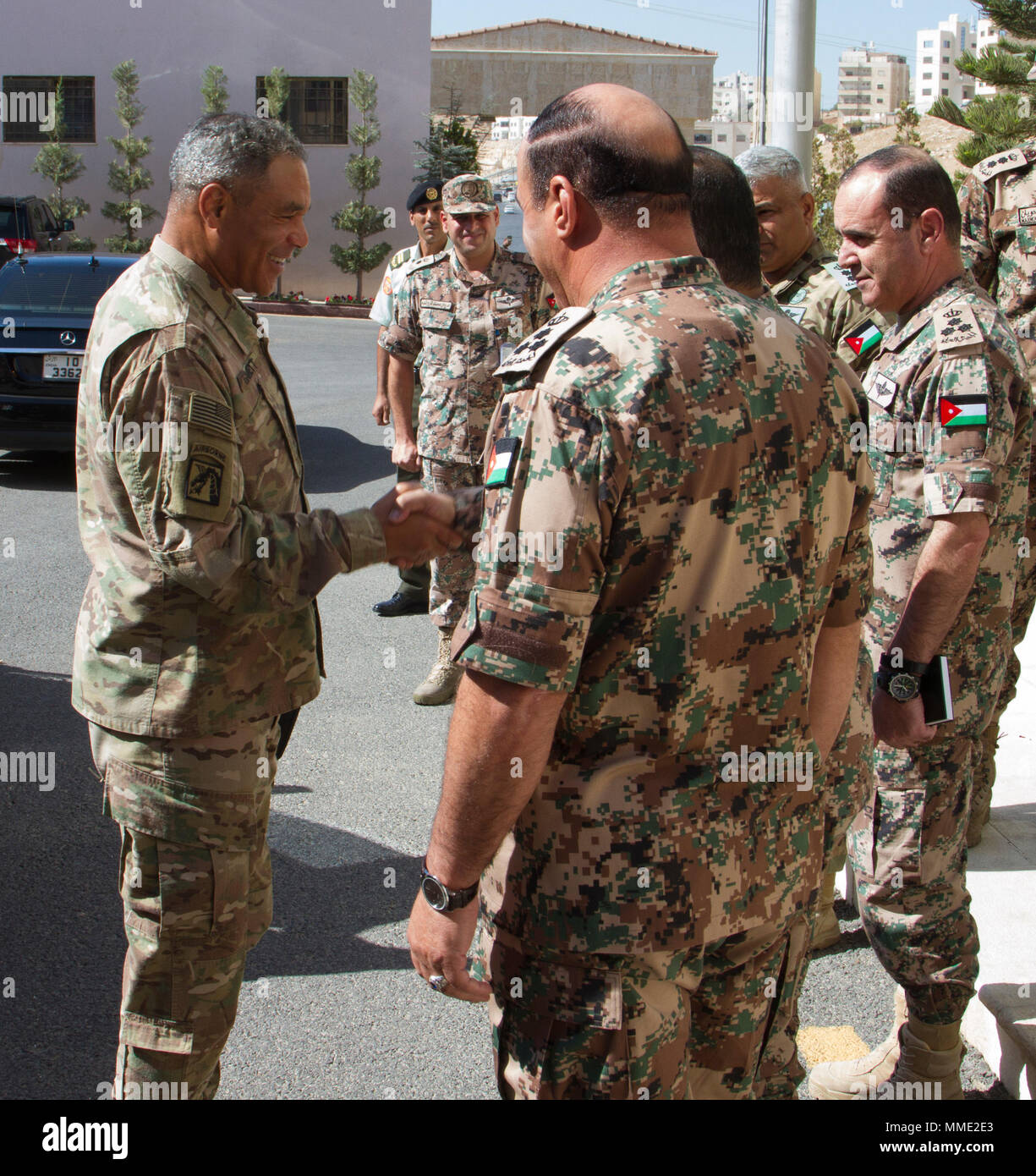 AMMAN, Jordan (Oct. 22, 2017) -- General officers from the Jordan Armed ...