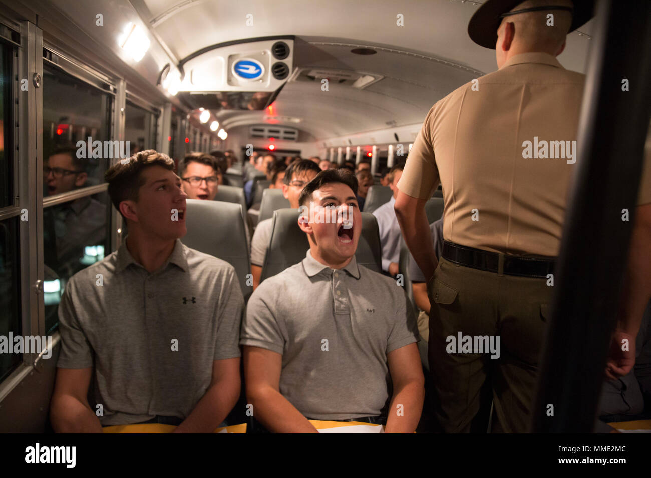 New recruits with India Company, 3rd Recruit Training Battalion, are ...