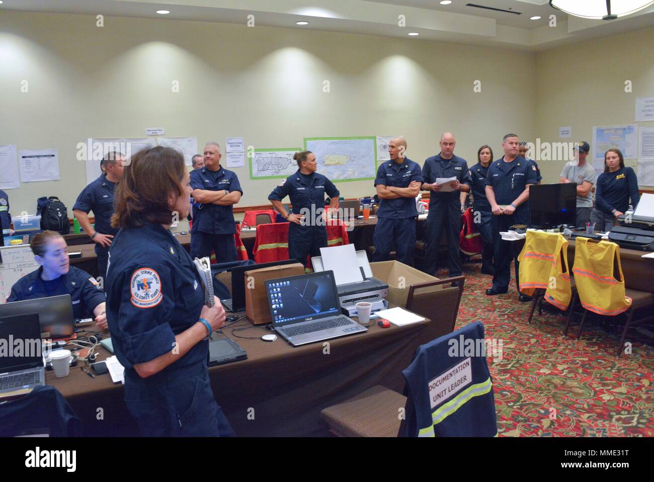 U.S. Coast Guard Chief Petty Officer Angela Vallier, the planning ...