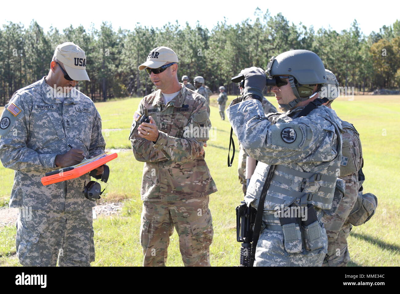 Soldiers from various units compete in the FORSCOM Small Arms ...