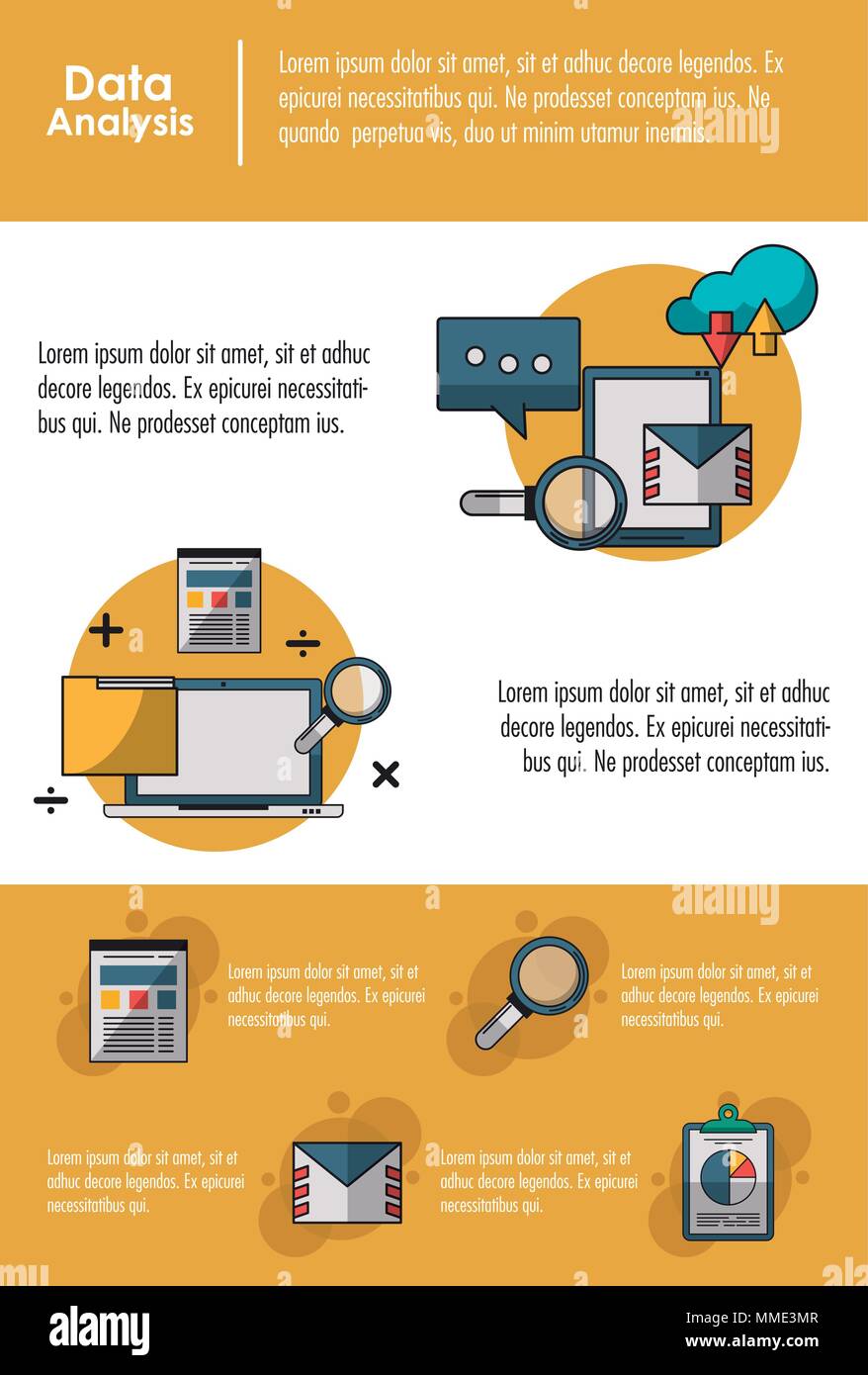 Data analysis infographic Stock Vector Image & Art - Alamy