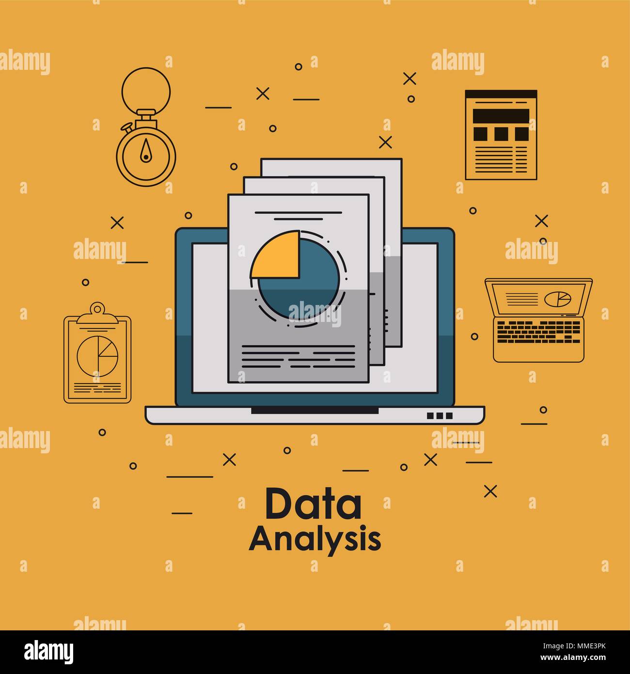 Data analysis concept Stock Vector Image & Art - Alamy