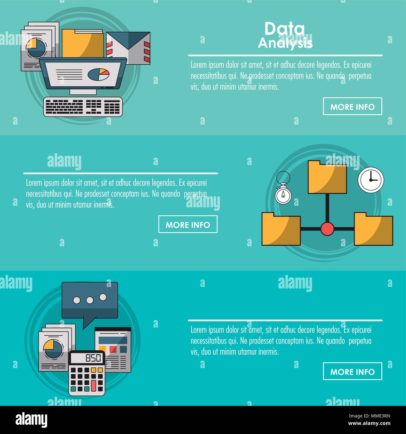 Data analysis infographic Stock Vector Image & Art - Alamy
