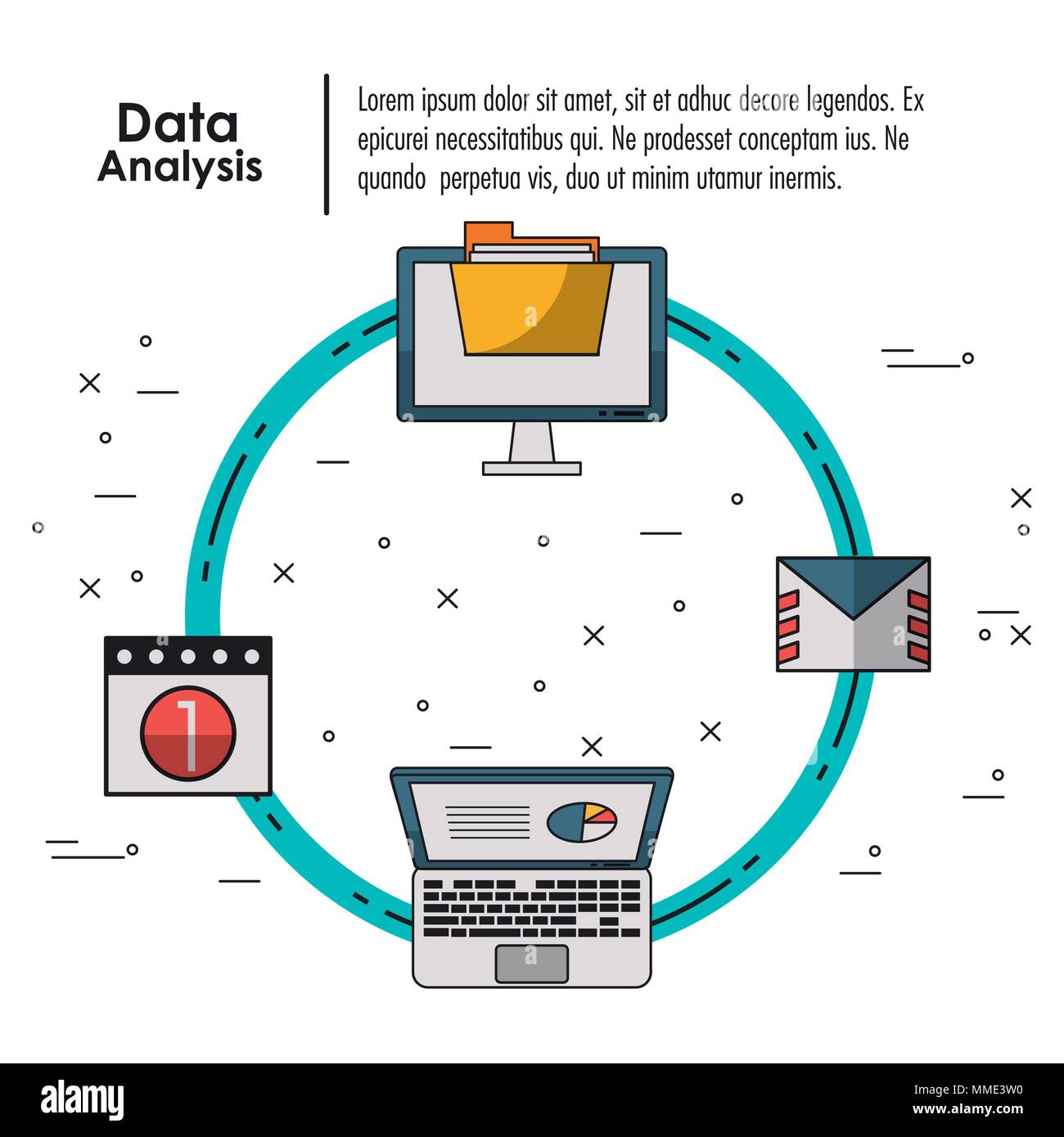 Data analysis infographic Stock Vector Image & Art - Alamy