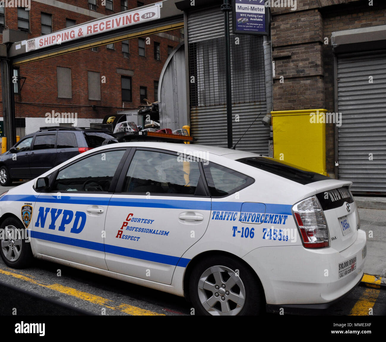 New York Police Traffic enforcement unit Stock Photo - Alamy