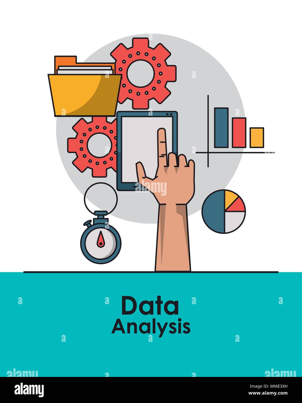 Data analysis concept Stock Vector Image & Art - Alamy