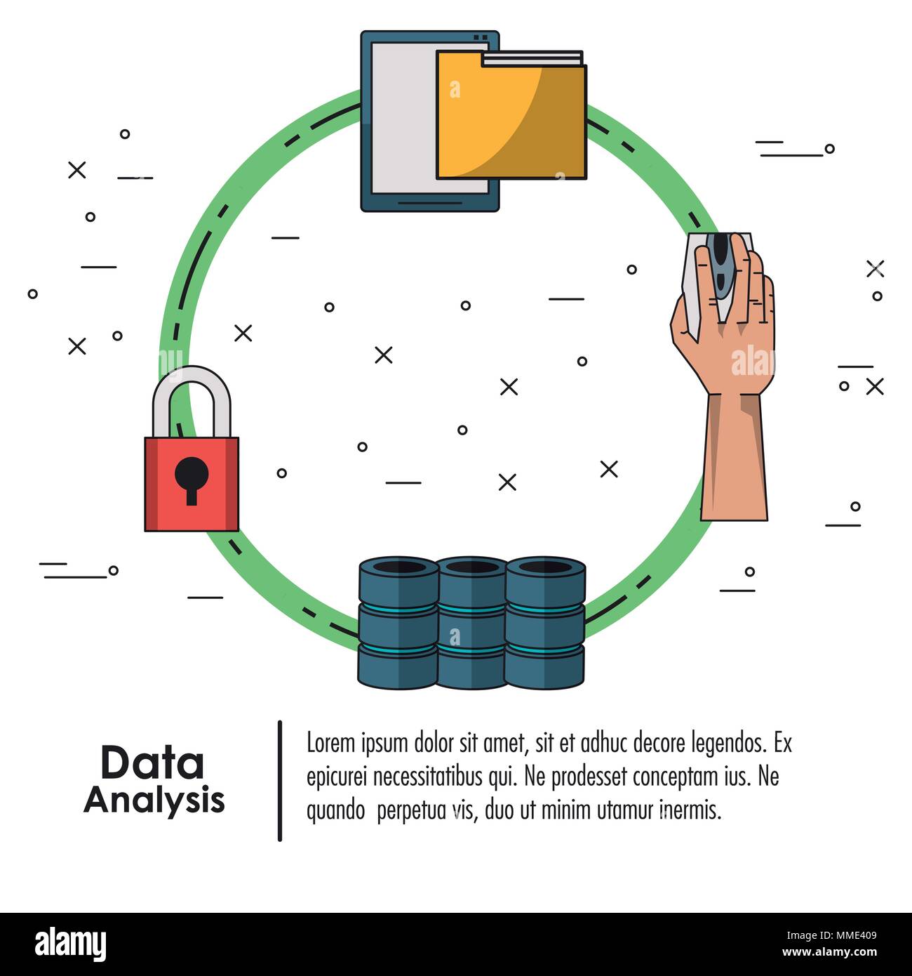 Data analysis infographic Stock Vector Image & Art - Alamy