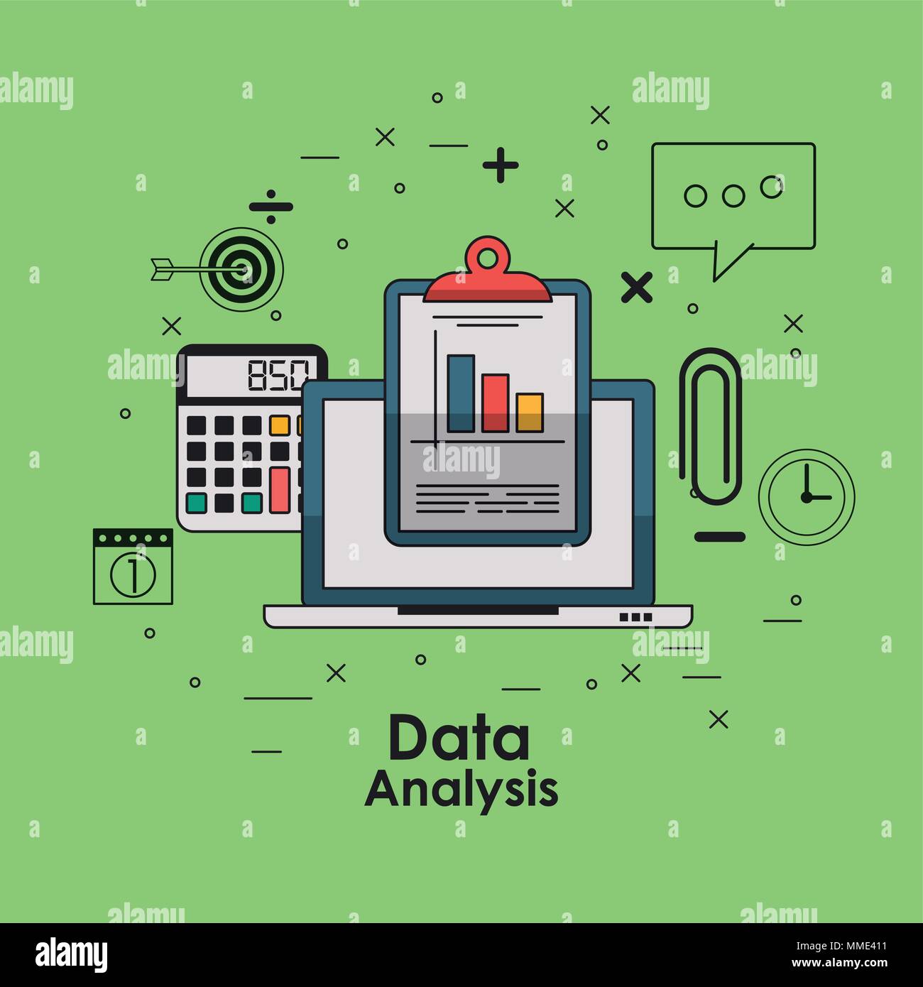 Data analysis concept Stock Vector Image & Art - Alamy