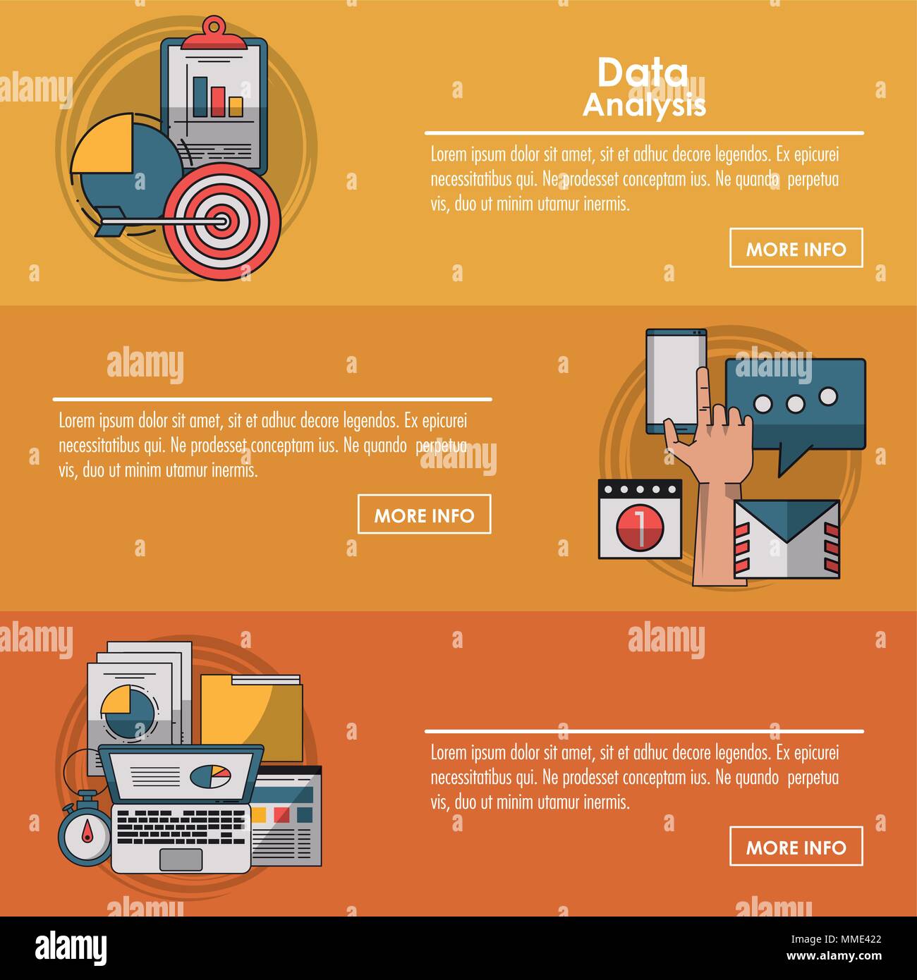 Data analysis infographic Stock Vector Image & Art - Alamy