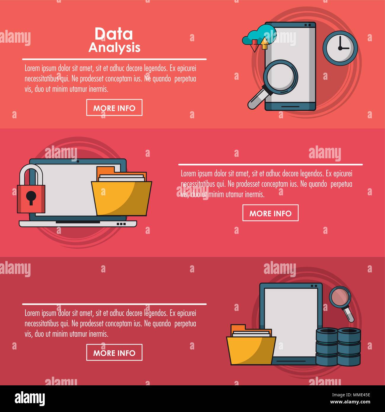 Data analysis infographic Stock Vector Image & Art - Alamy