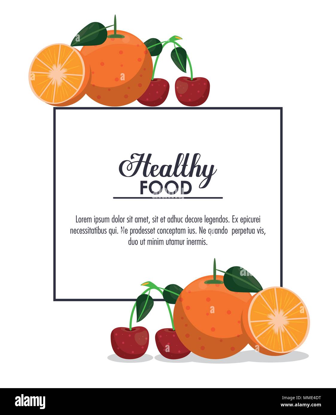Healthy food infographic Stock Vector Image & Art - Alamy