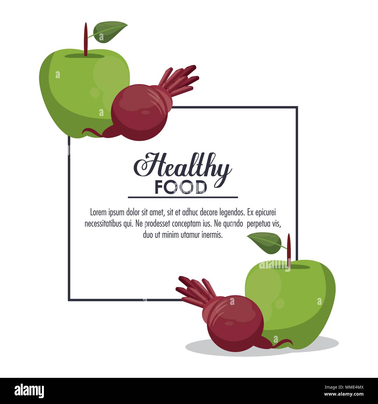 Healthy food infographic Stock Vector Image & Art - Alamy