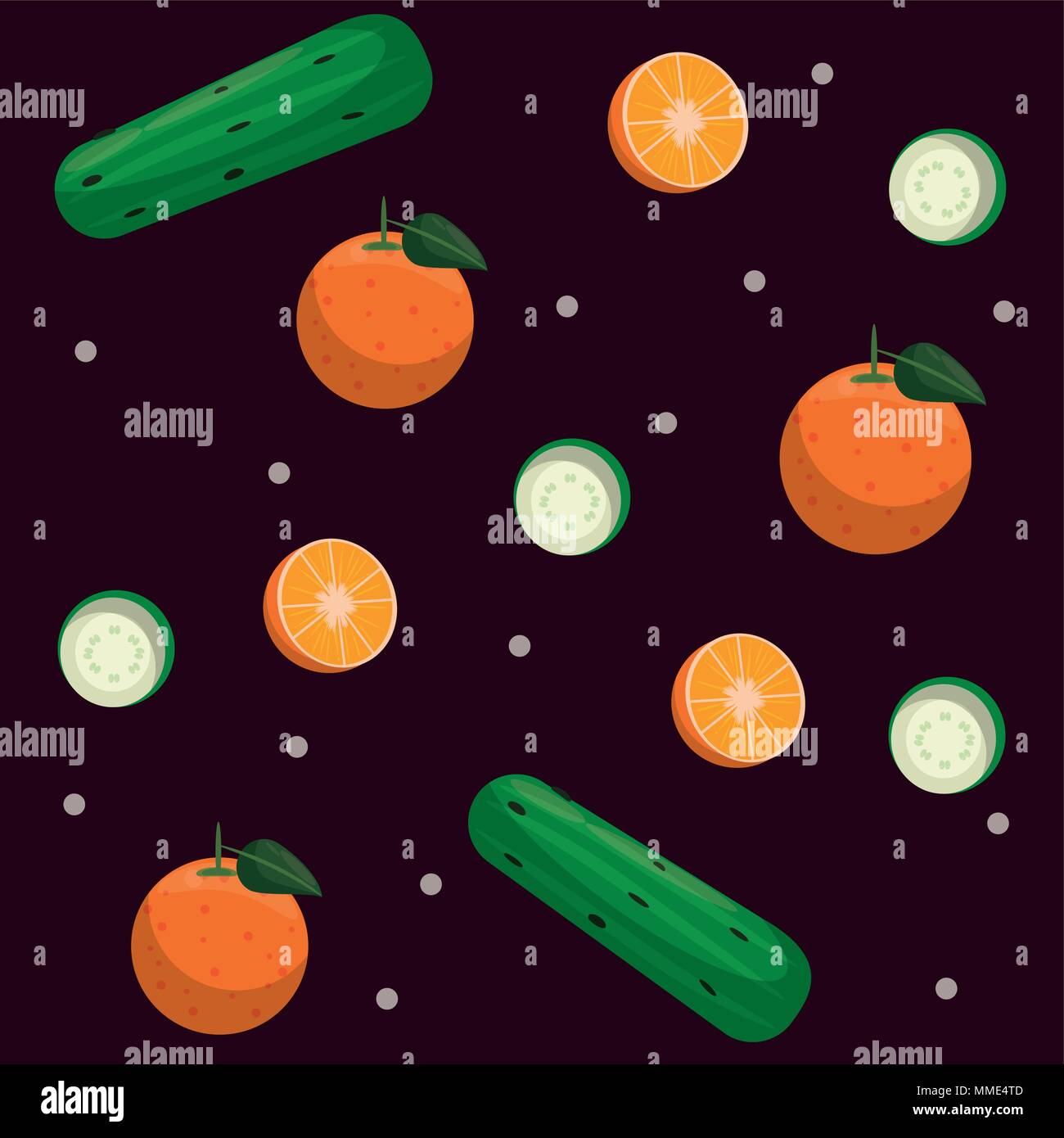 Healthy food pattern background Stock Vector Image & Art - Alamy