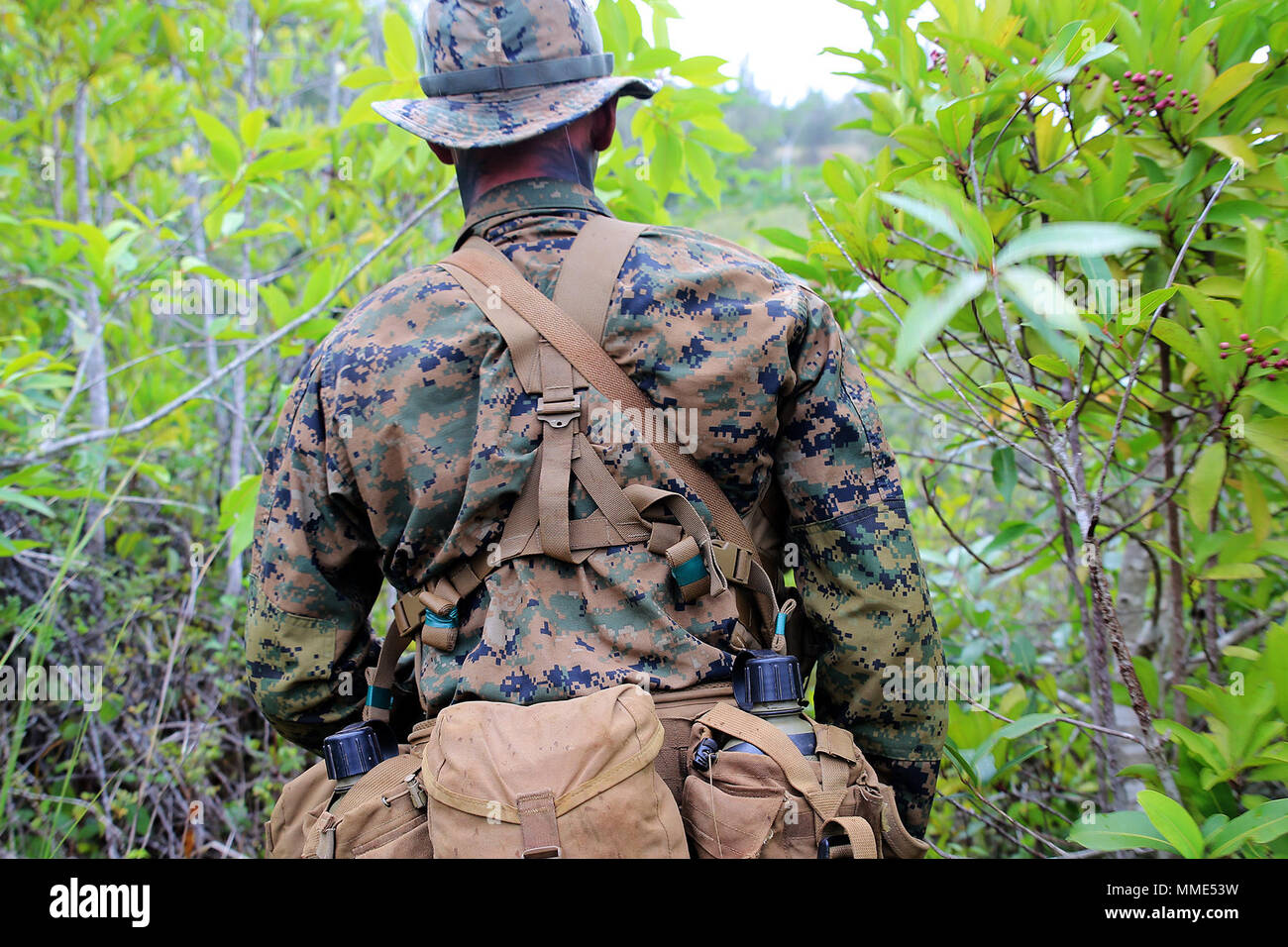 Marine corps combat utility uniform hi-res stock photography and images ...