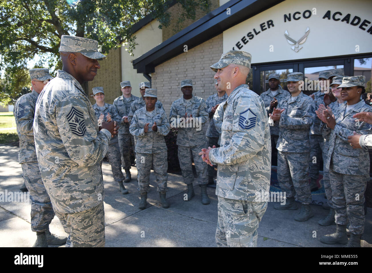 Chief Master Sergeant of the Air Force Kaleth O. Wright recognizes ...
