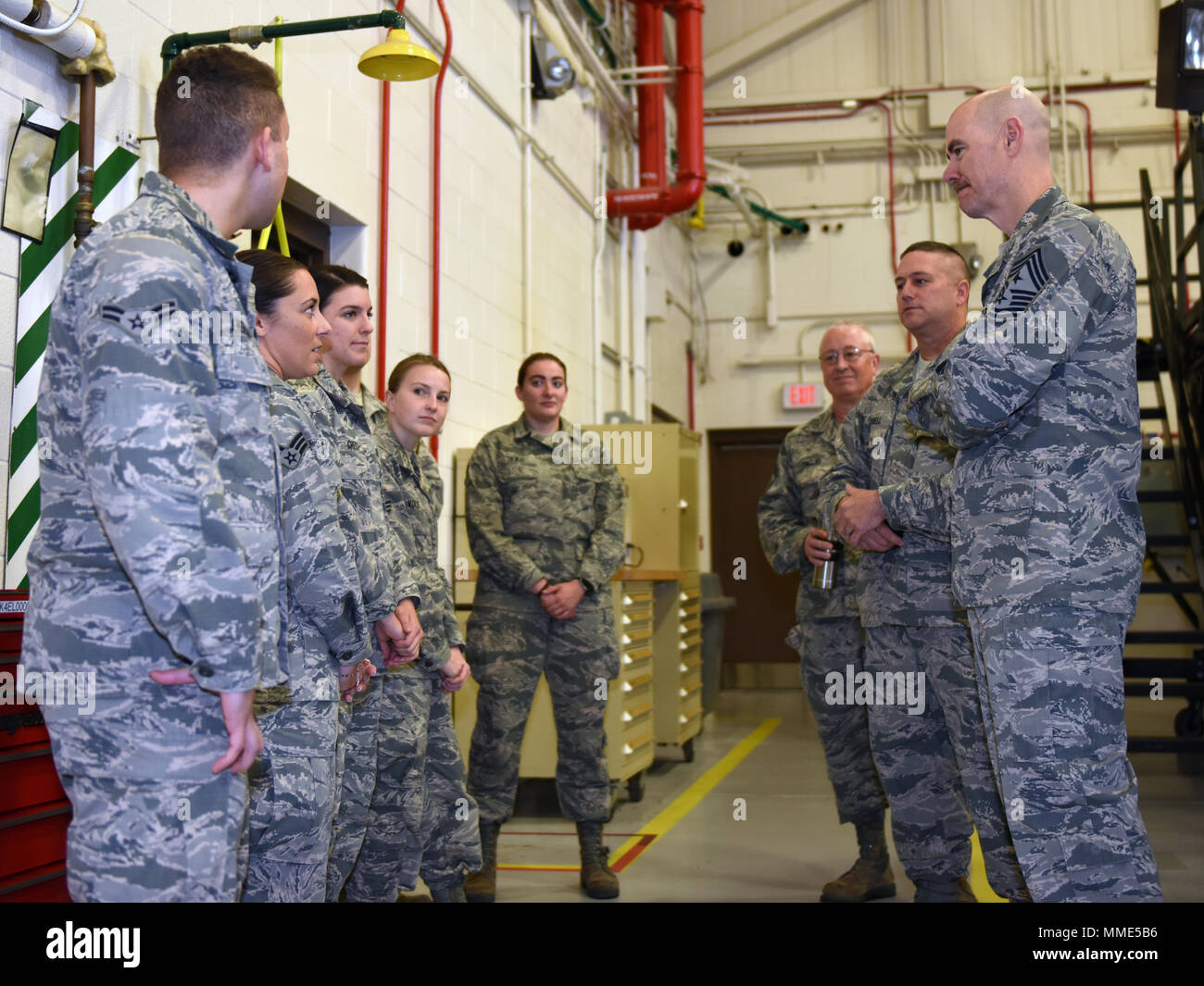 U.S. Airmen from the 193rd Special Operations Maintenance Group ...