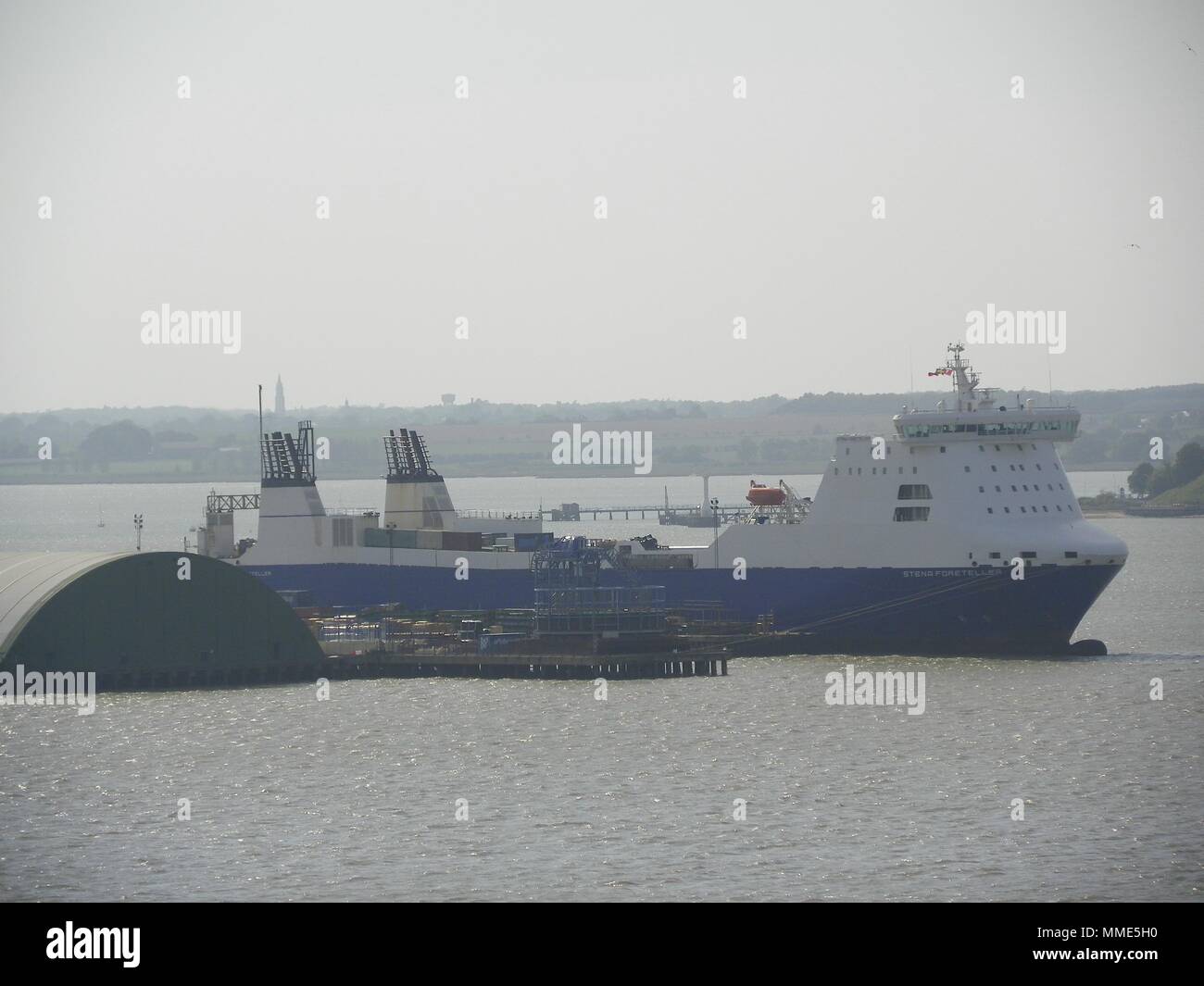 Stene Foreteller in Felixstowe, UK Stock Photo - Alamy
