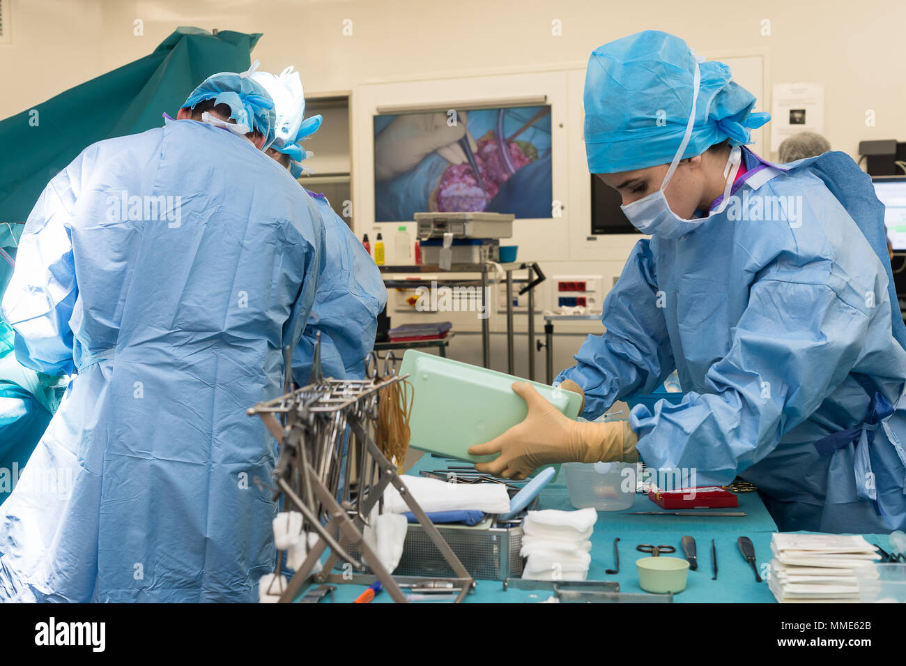 Brain surgery equipment hi-res stock photography and images - Alamy