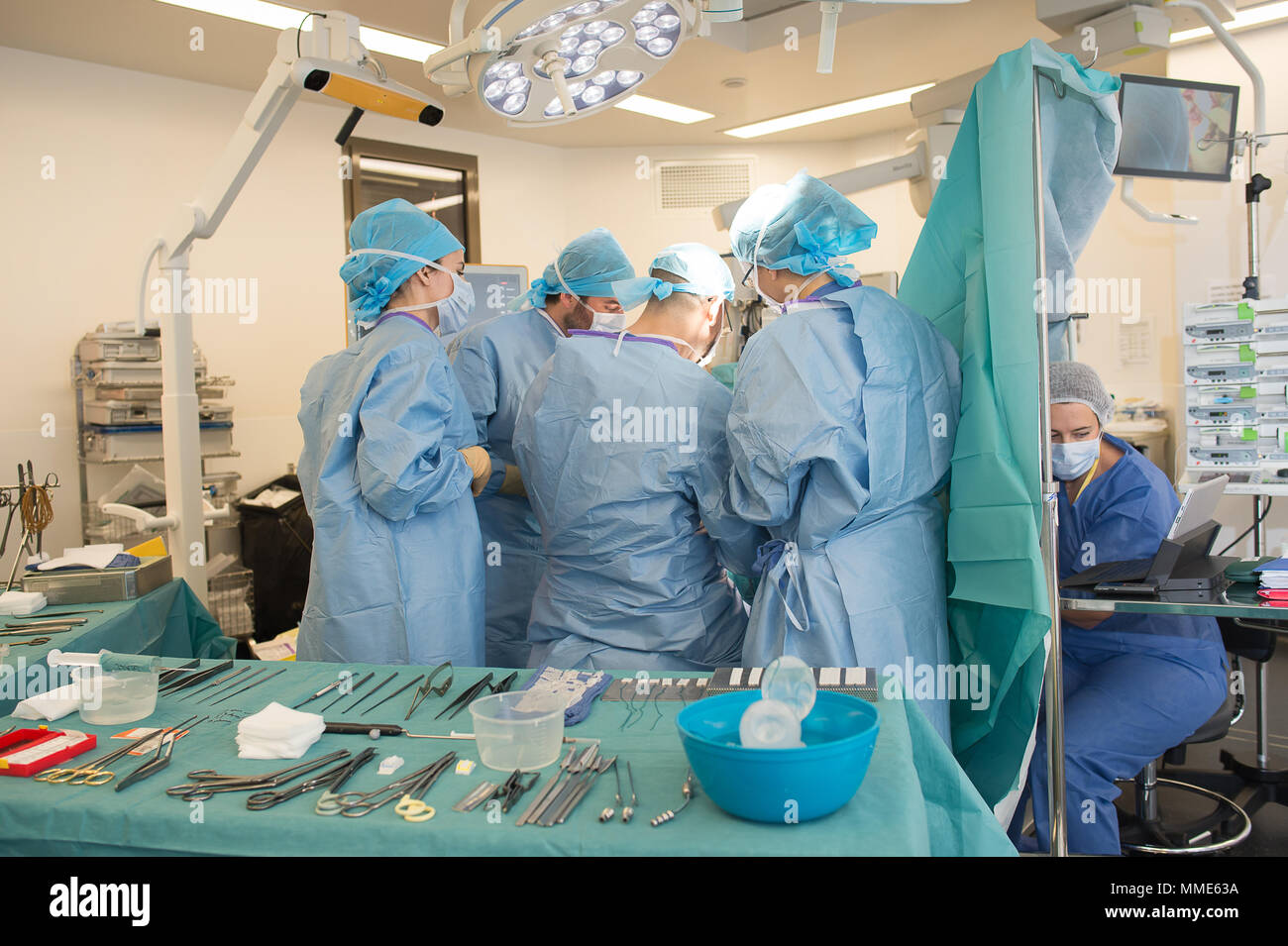 Woman surgery awake hi-res stock photography and images - Alamy