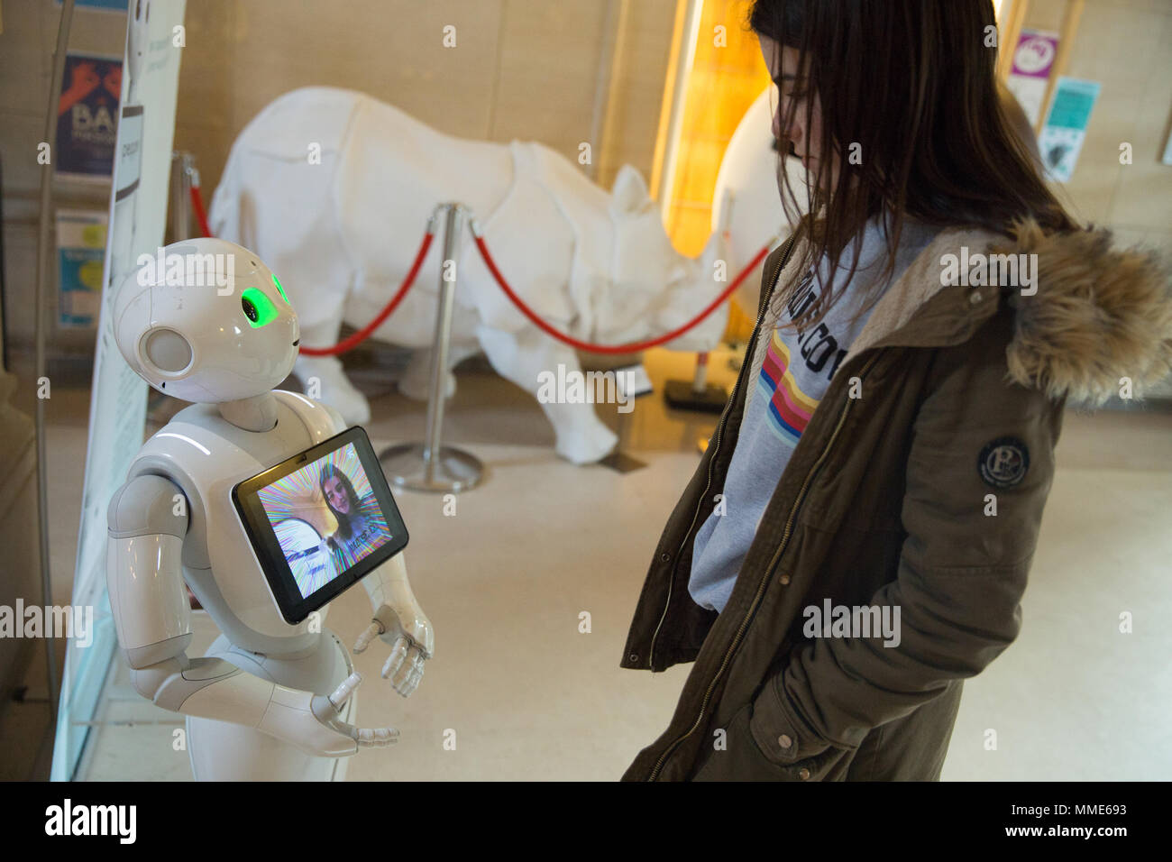 Pepper the robot girl hi-res stock photography and images - Alamy