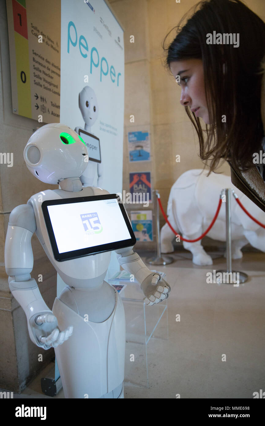 Pepper the robot girl hi-res stock photography and images - Alamy