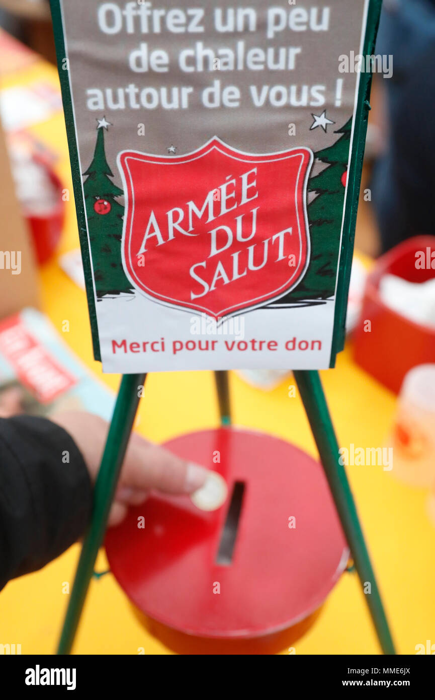 Salvation army collection boxes hi-res stock photography and images - Alamy