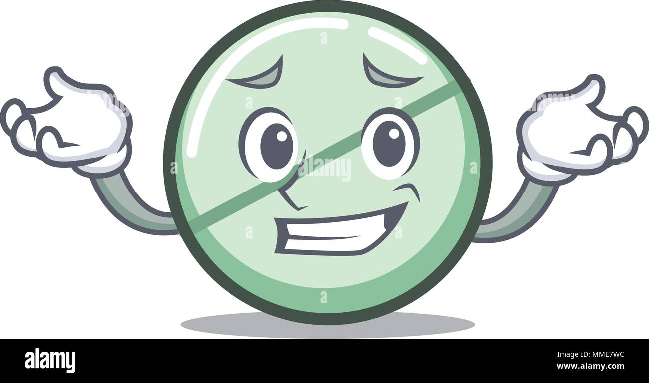 Grinning drug tablet character cartoon Stock Vector Image & Art - Alamy