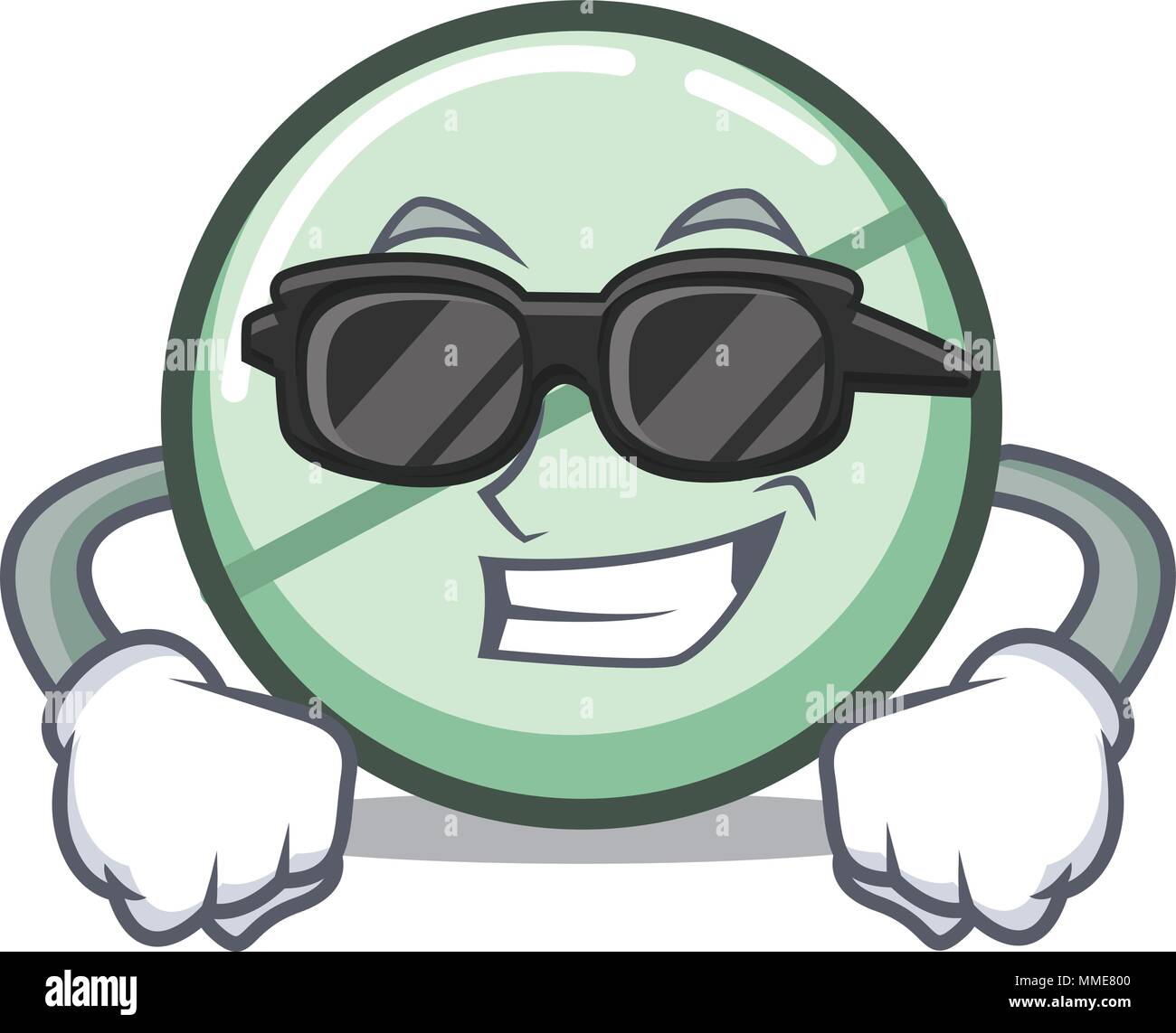 Super cool drug tablet character cartoon Stock Vector Image & Art - Alamy