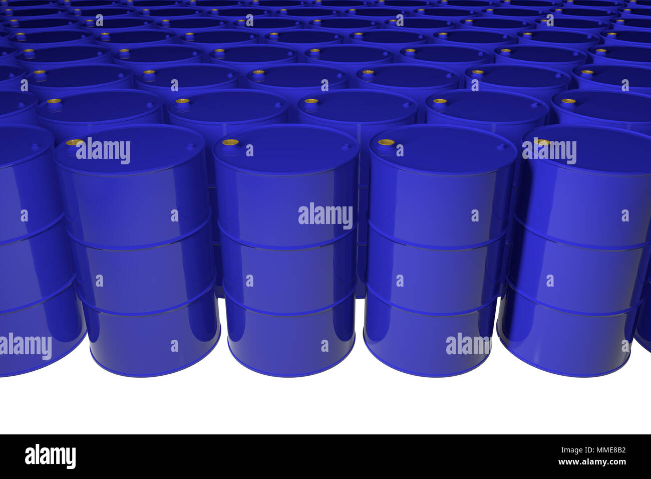 Blue barrels hi-res stock photography and images - Alamy