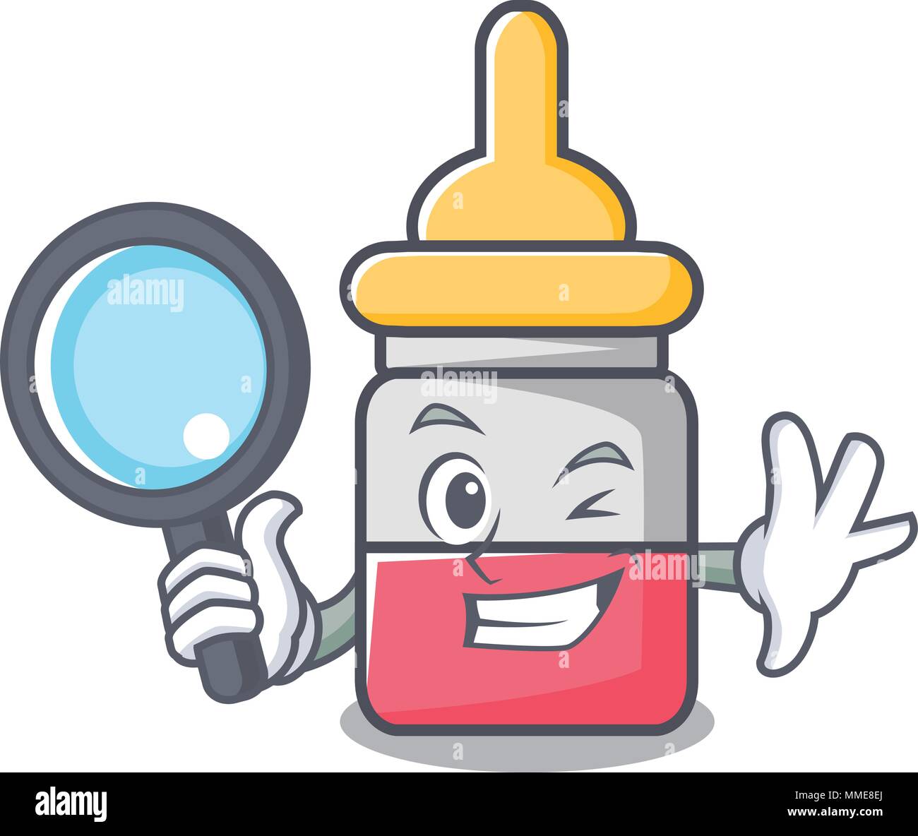 Detective nassal drop character cartoon Stock Vector Image & Art - Alamy