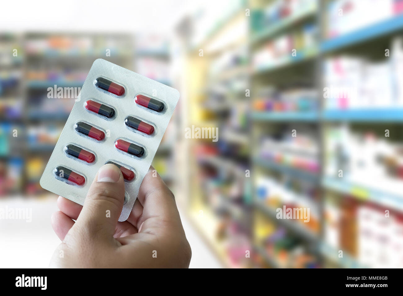 health care holding at drugstore Pack birth control pills pharmacy ...