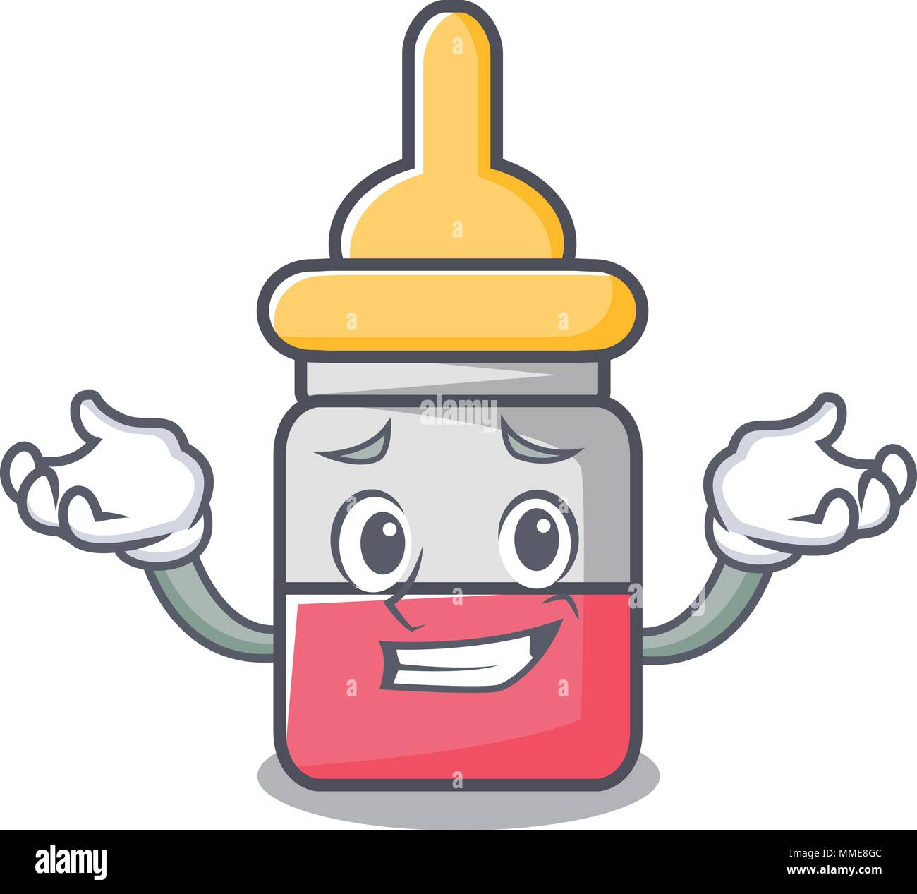 Grinning nassal drop character cartoon Stock Vector Image & Art - Alamy