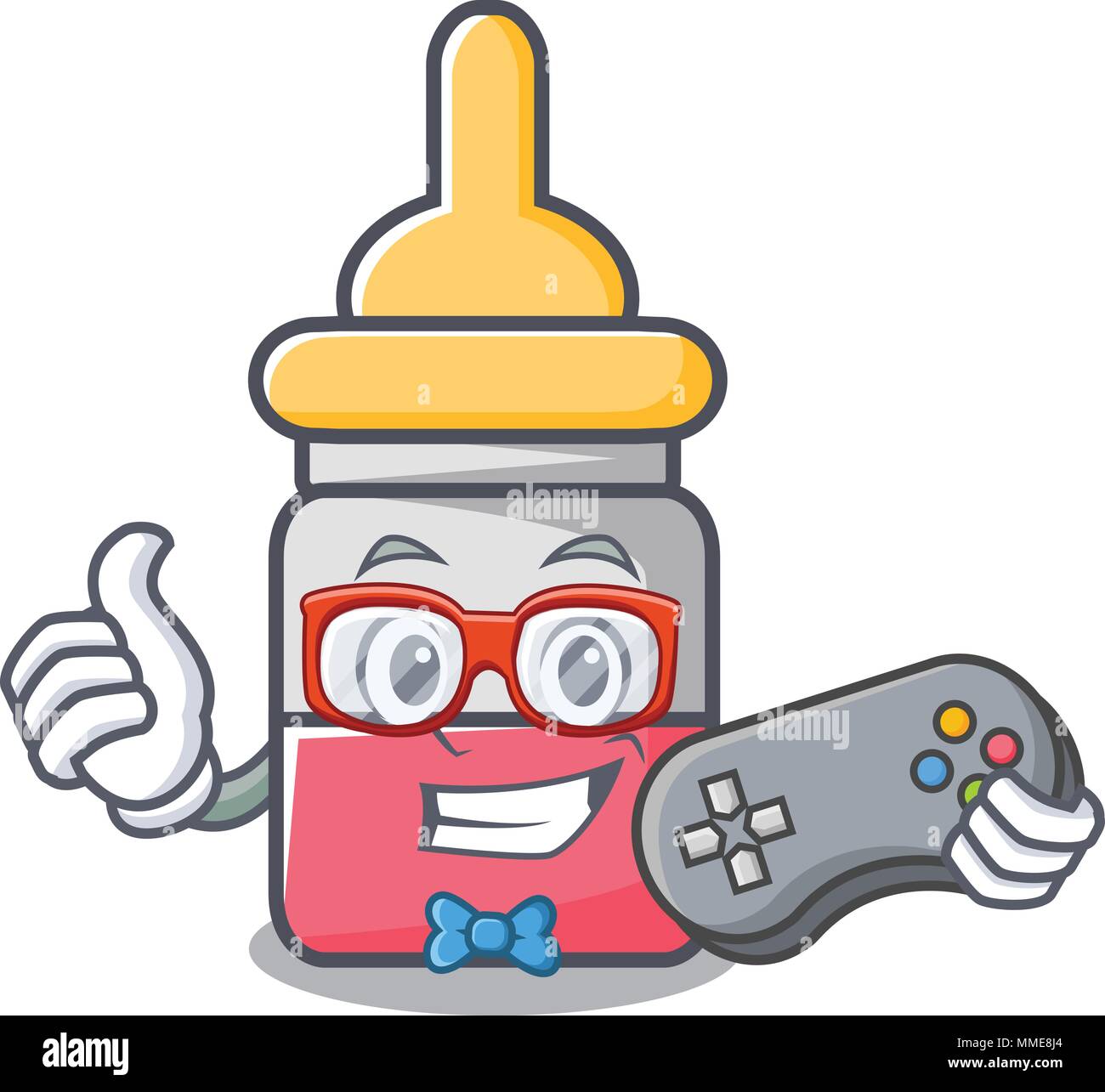 Gamer nassal drop mascot cartoon Stock Vector Image & Art - Alamy