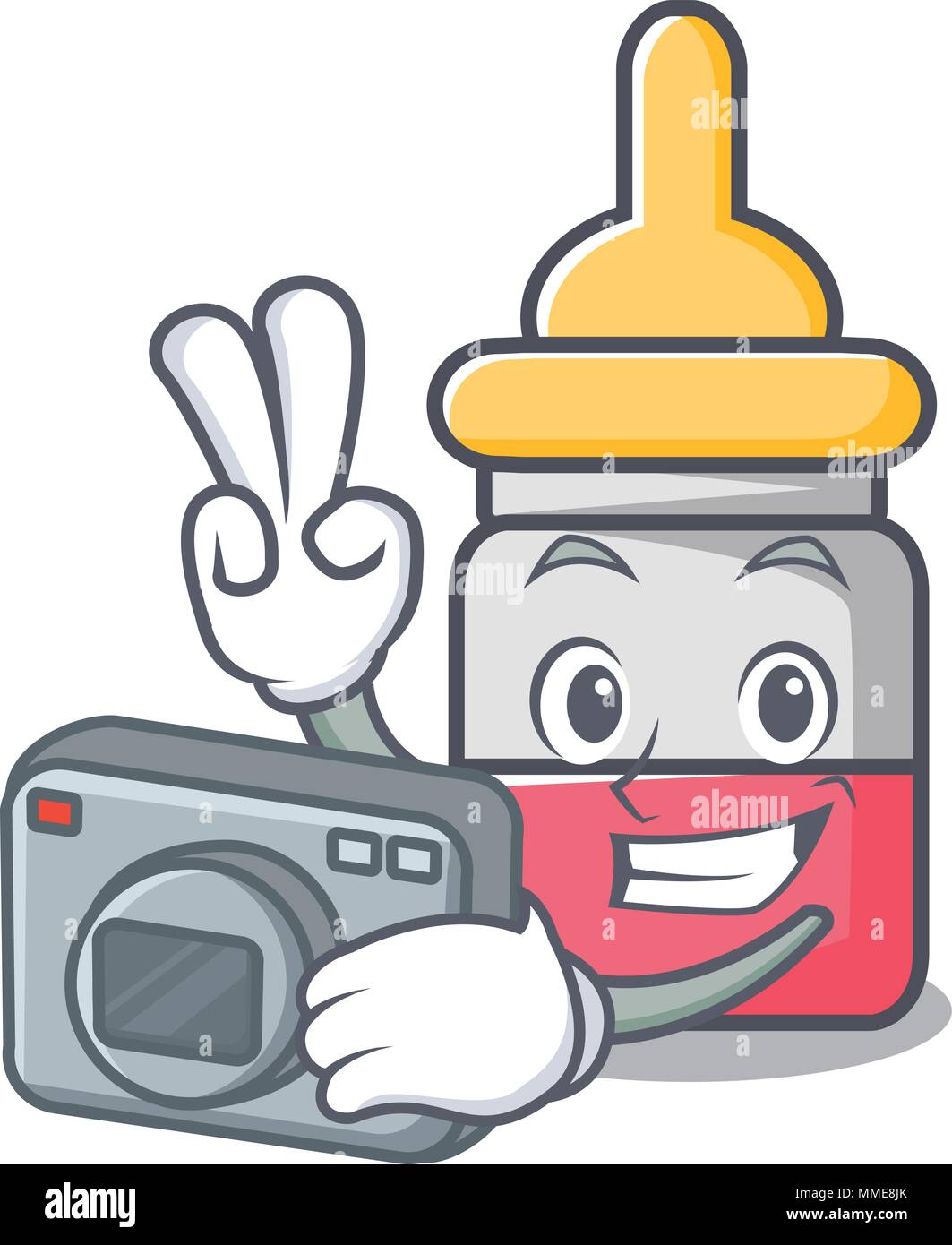 Photographer nassal drop mascot cartoon Stock Vector Image & Art - Alamy