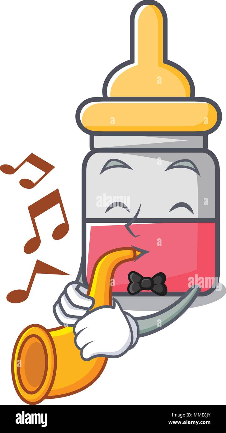 With trumpet nassal drop mascot cartoon Stock Vector Image & Art - Alamy