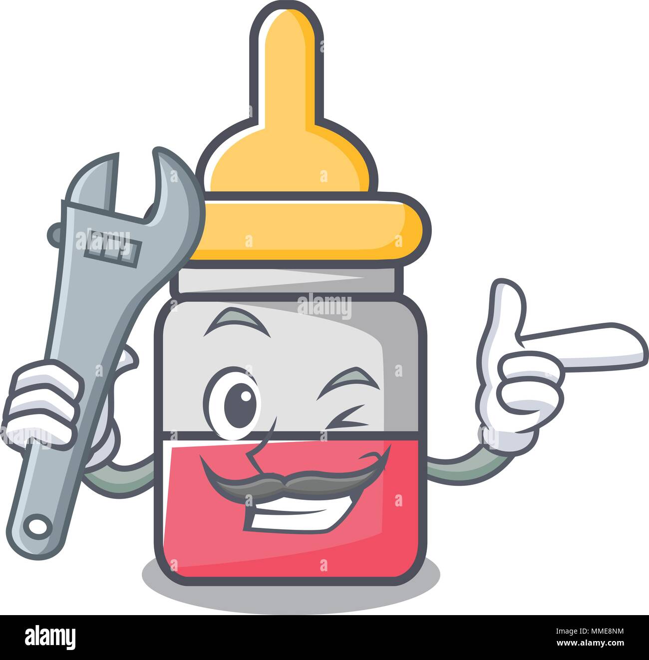 Mechanic nassal drop mascot cartoon Stock Vector Image & Art - Alamy