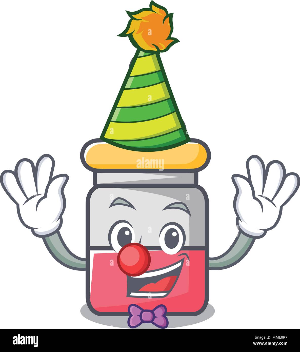 Clown nassal drop mascot cartoon Stock Vector Image & Art - Alamy