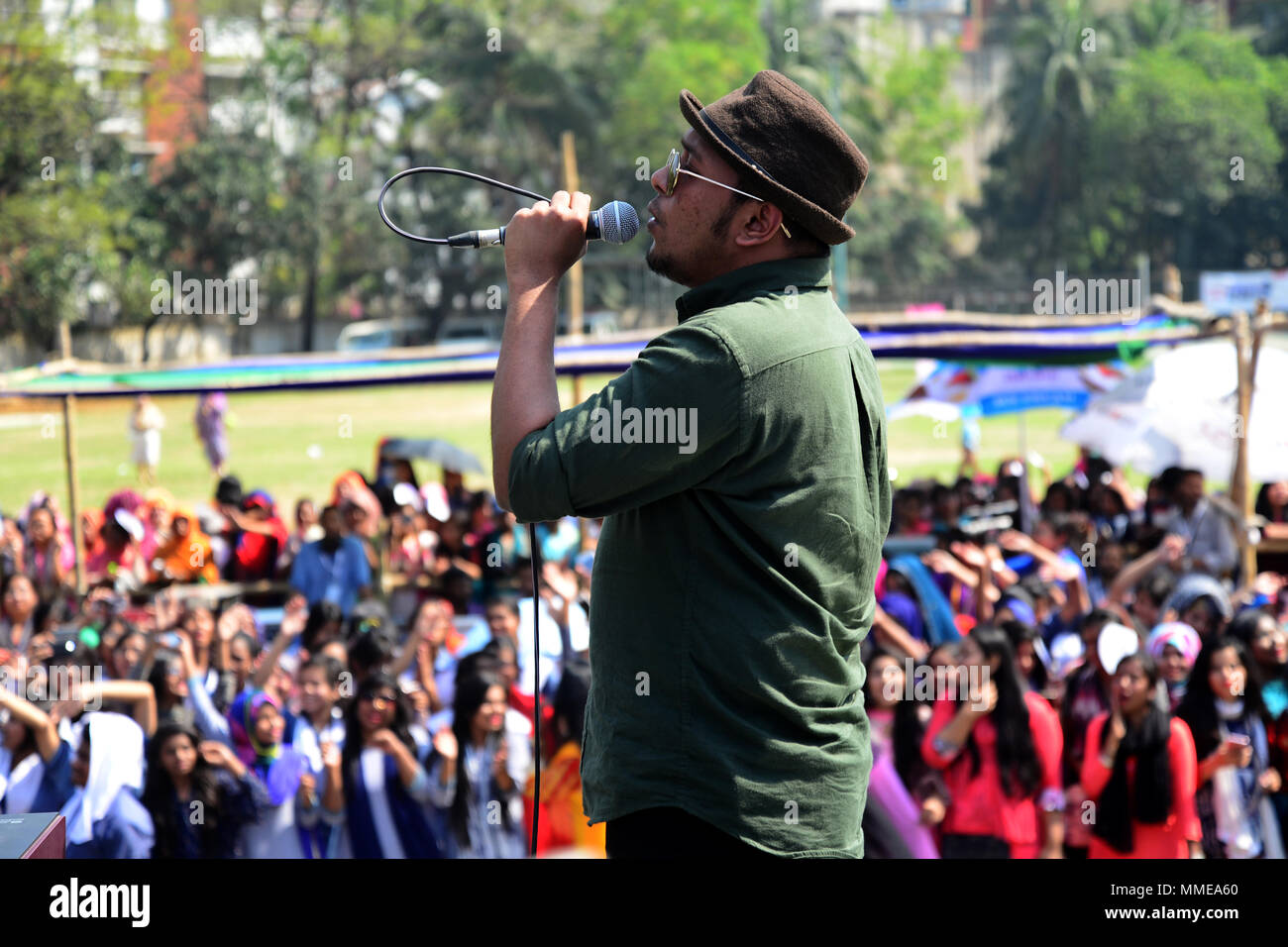 Bangladeshi Singer parforms in the Consart for Women to celebration ...