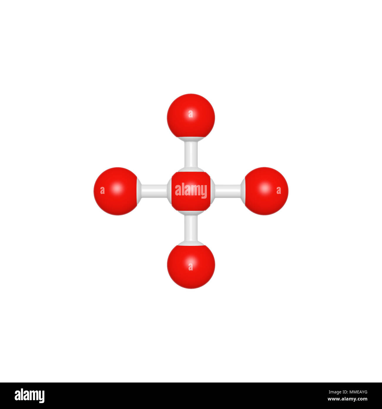 Molecule structure like mathematical operation symbol addition or cross ...