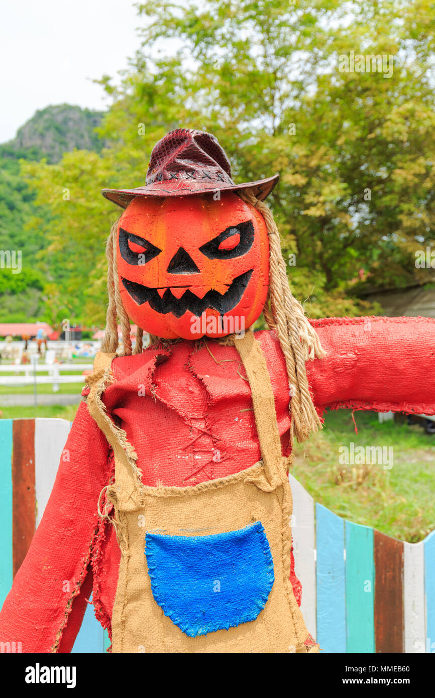 ghost face the scary evil in Halloween event Stock Photo - Alamy