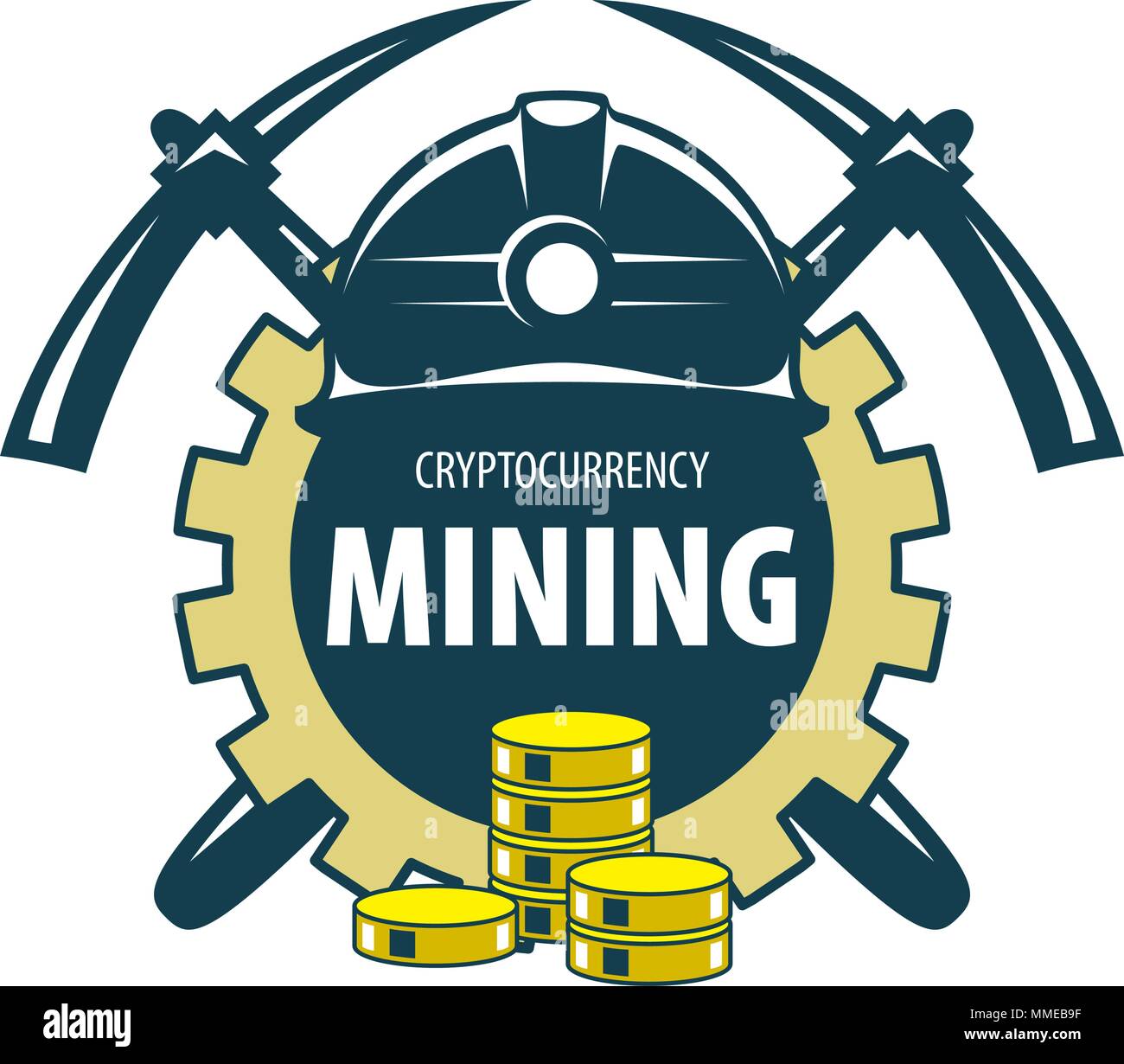 Digital currency mining Stock Vector Image & Art - Alamy