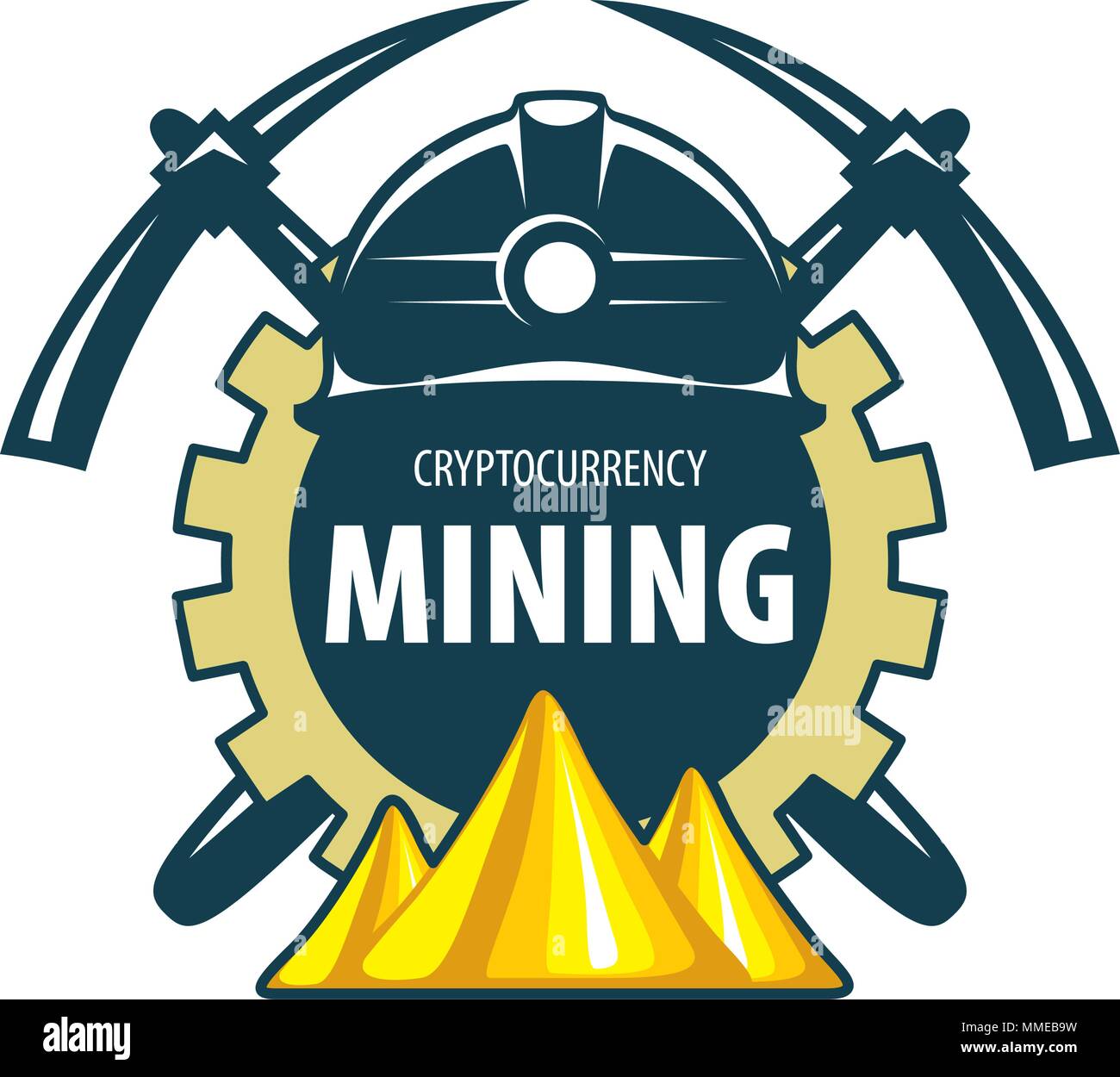 Digital currency mining Stock Vector Image & Art - Alamy