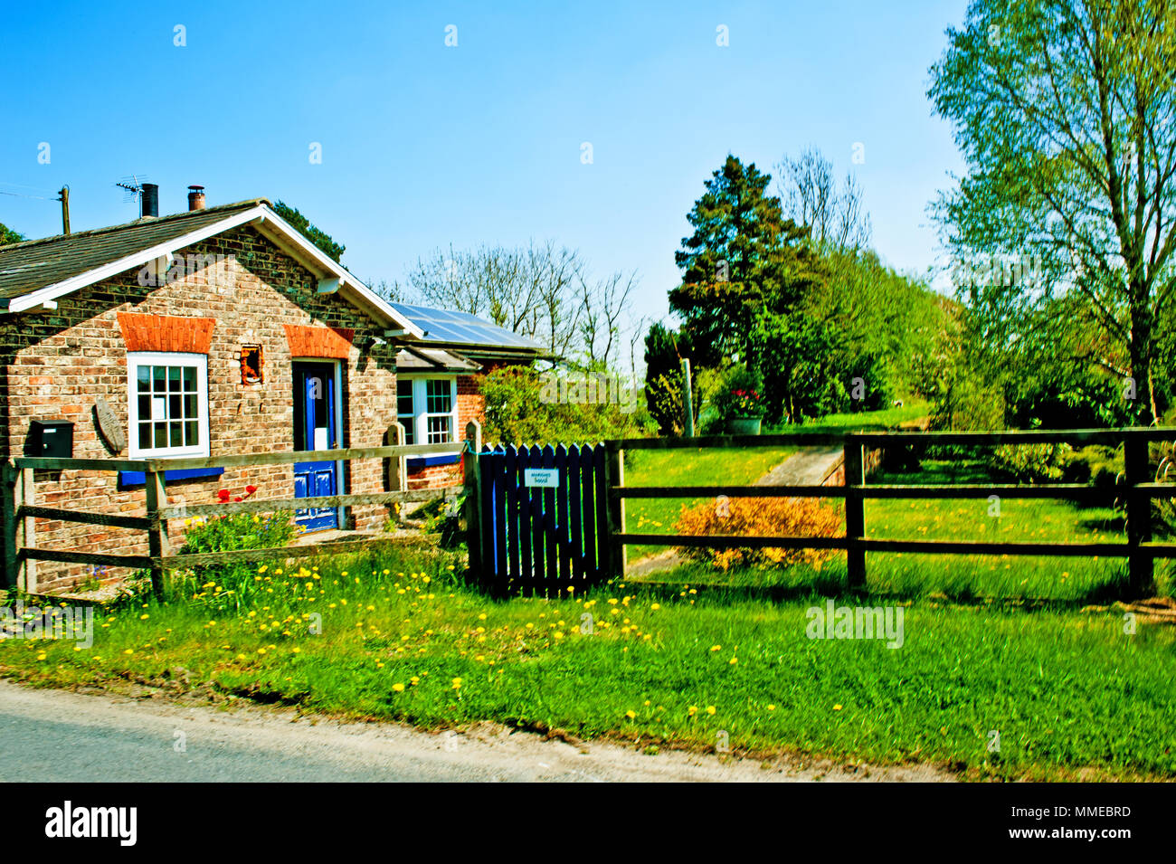 Marishes road old railway Station, North Yorkshire Stock Photo - Alamy