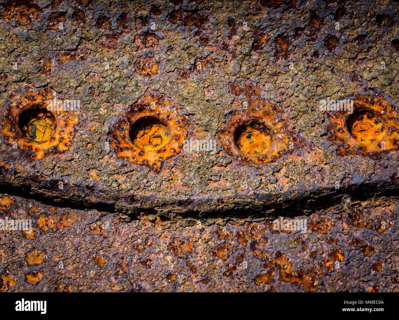 Rusted corroded metal surface texture hi-res stock photography and ...