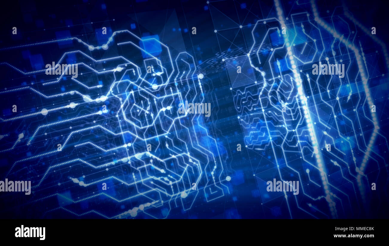 An arty 3d rendering of a multidimensional global processor with ...