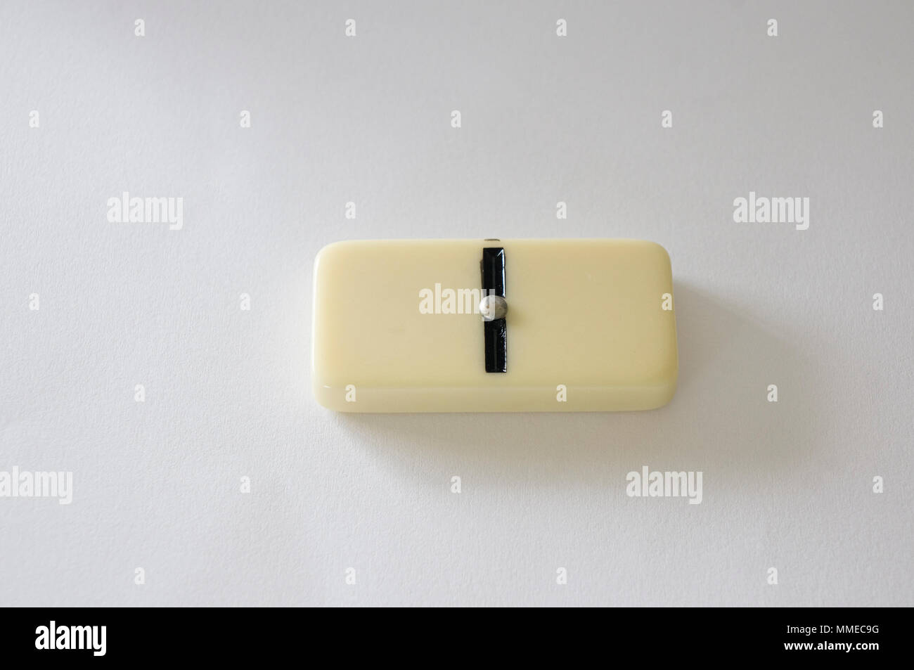 domino isolated white background zero game piece Stock Photo - Alamy