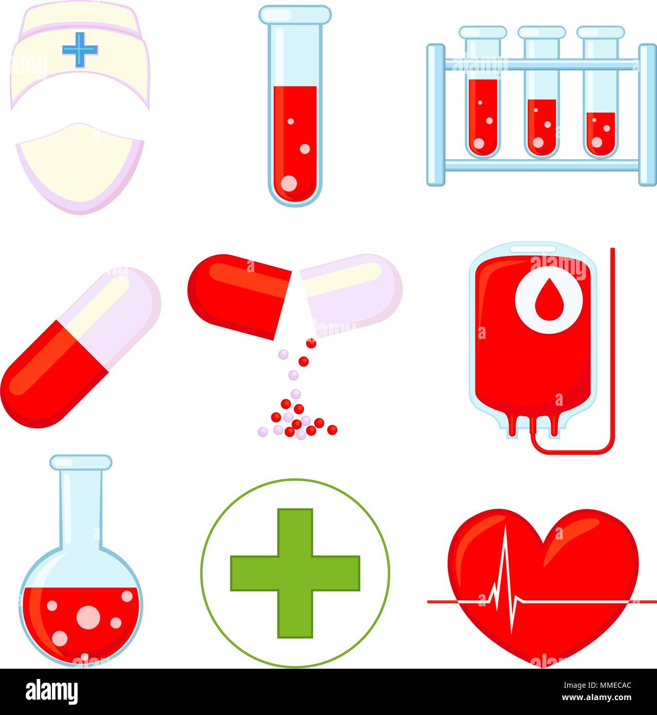 Colorful health medical background Stock Vector Images - Alamy