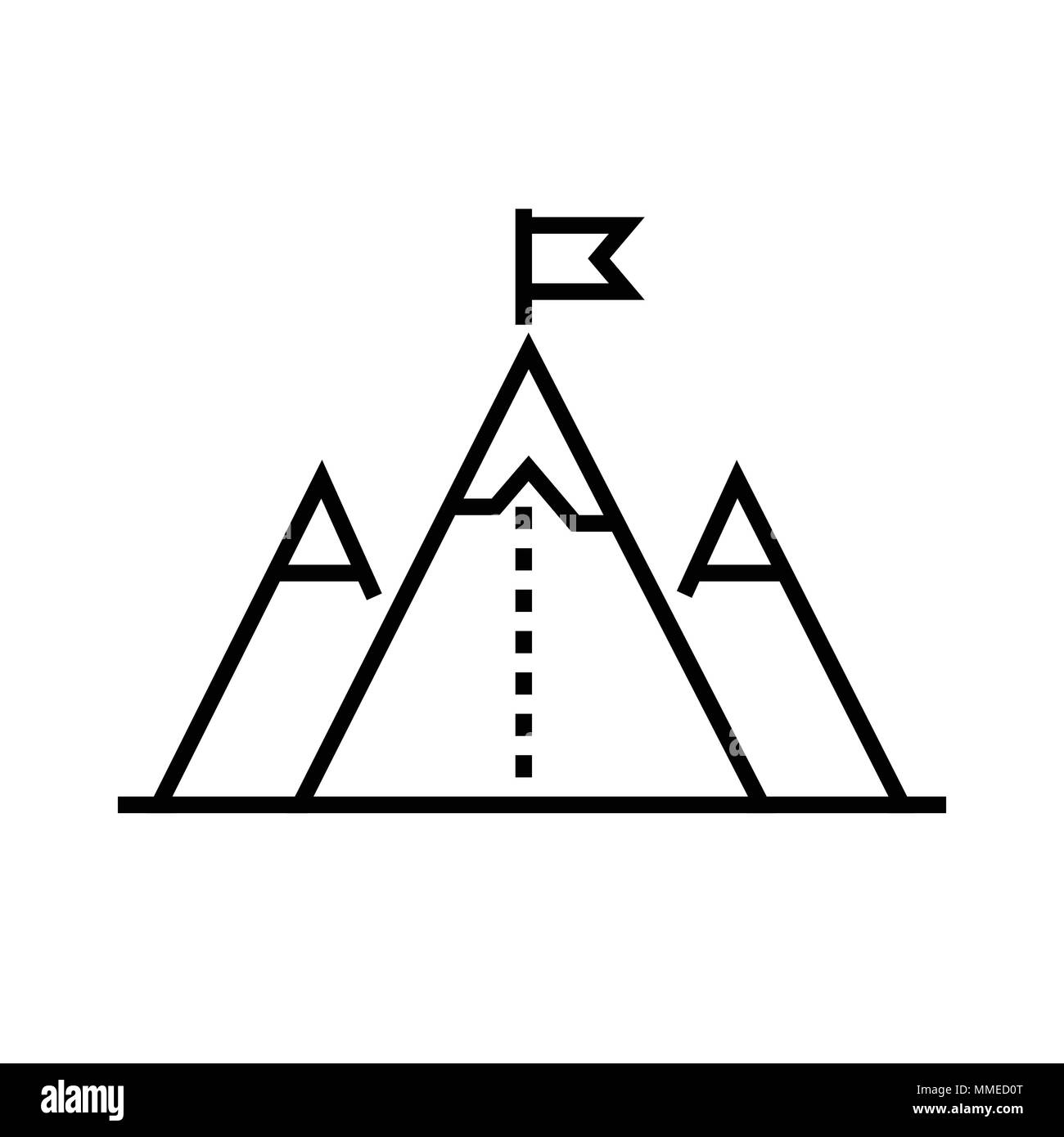 Icon efficient management design isolated hi-res stock photography and ...