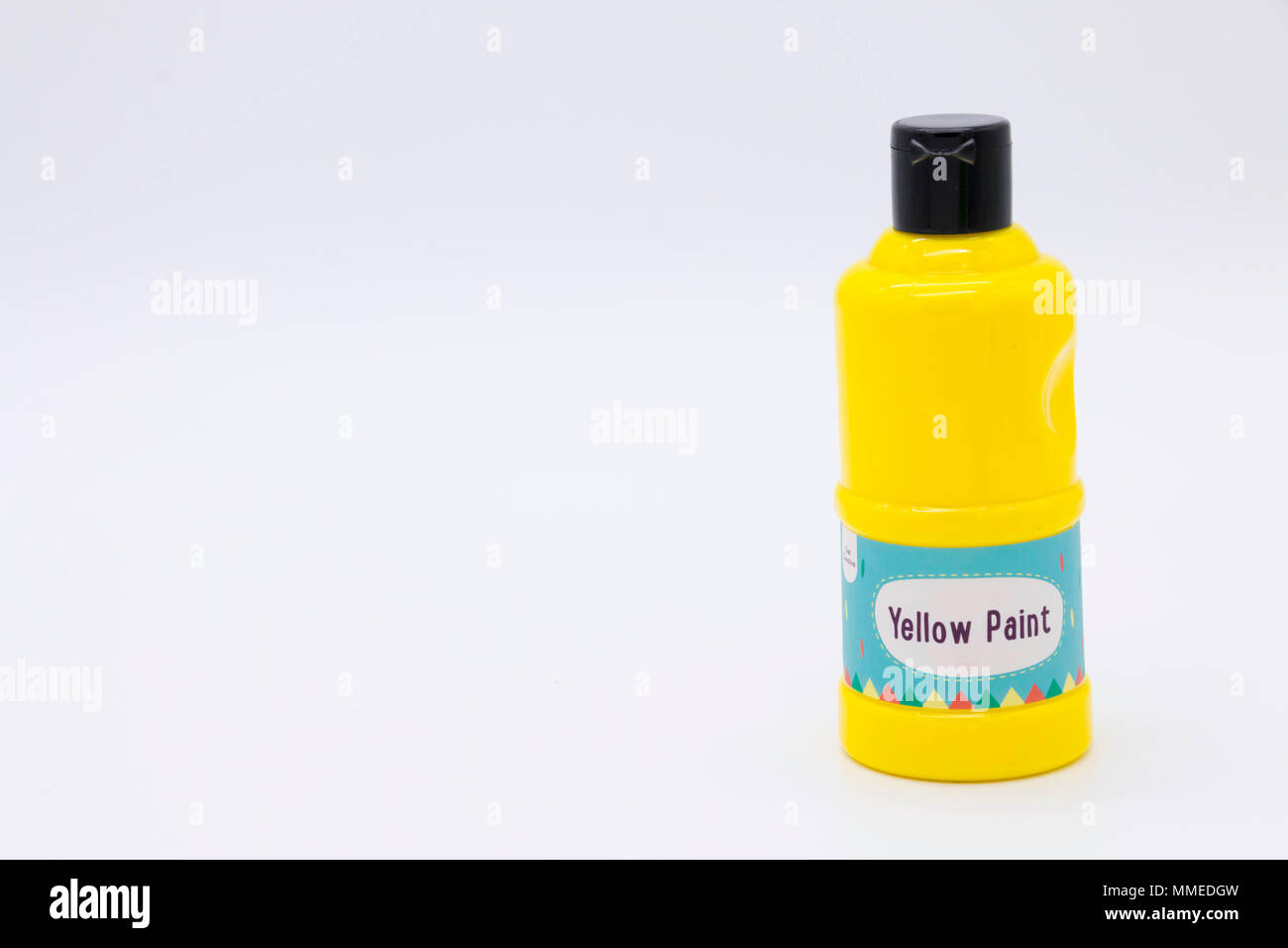 Paint bottles of craft watercolour / poster paint Stock Photo - Alamy