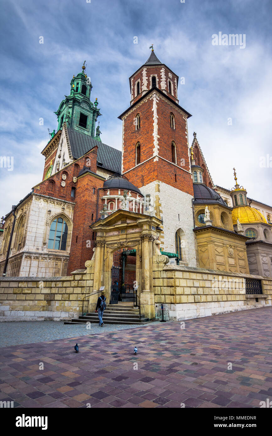 Wawel castle famous landmark in Krakow Poland Stock Photo - Alamy